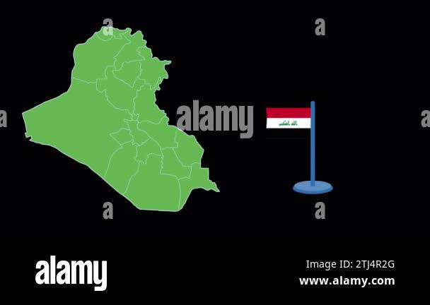 Flag map of iraq Stock Videos & Footage - HD and 4K Video Clips - Alamy