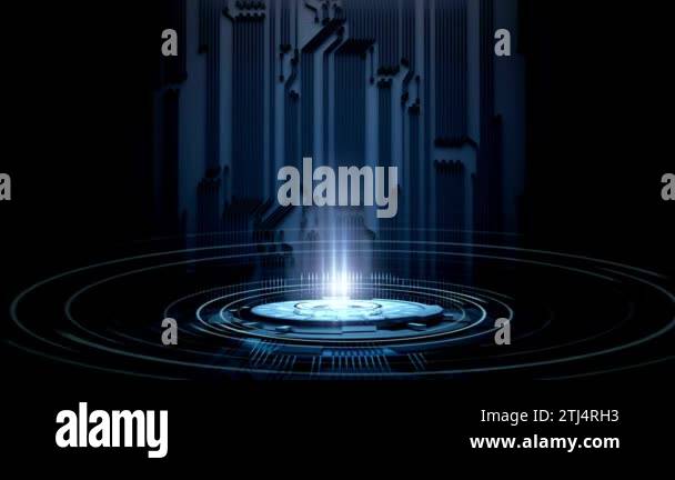 Beautiful Abstract Background. loops elements graphic Futuristic HUD ...