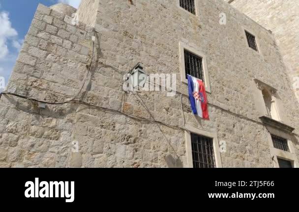 Dubrovnik, Croatia, 08.14. 2022 Sightseeing and tourism. The national ...