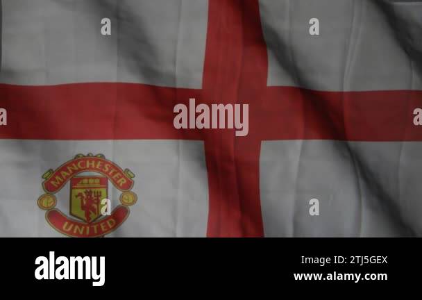 Manchester united flag logo Stock Videos & Footage - HD and 4K Video ...