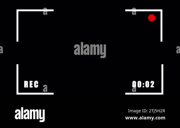 Viewfinder. Record screen on transparent background. Video shooting ...