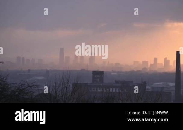 Manchester city skyline sunset Stock Videos & Footage - HD and 4K Video ...