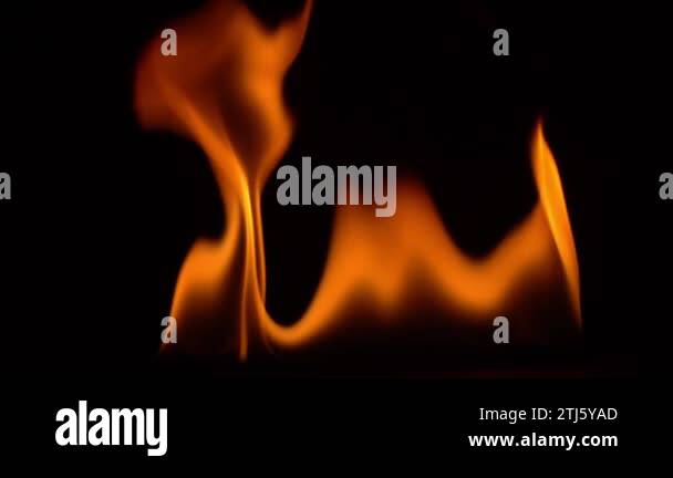 burning power of the flame, Flames, and burning sparks close-up, fire ...