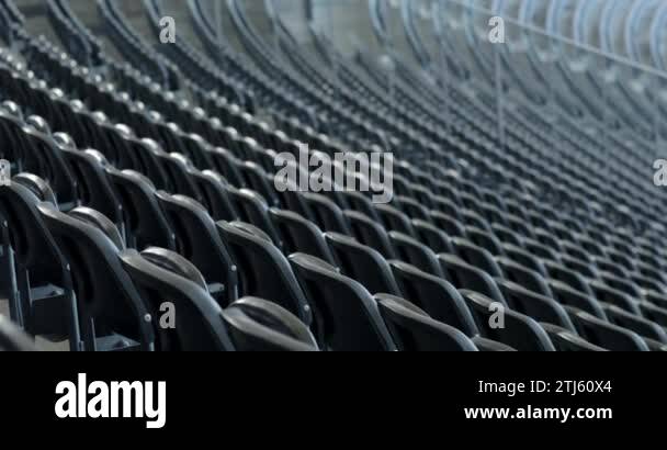 Rows of seats in football stadium in 4K Stock Video Footage - Alamy