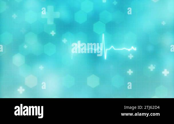 Health care and medical background loop background from hexagons ...