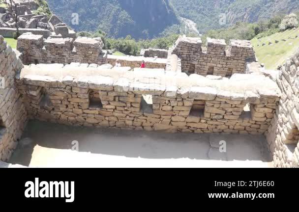 The crown of Inca land, Machu Picchu, Peru Stock Video Footage - Alamy