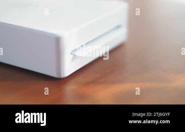 The mini printer prints out a photo of a small child. Wireless mini ...