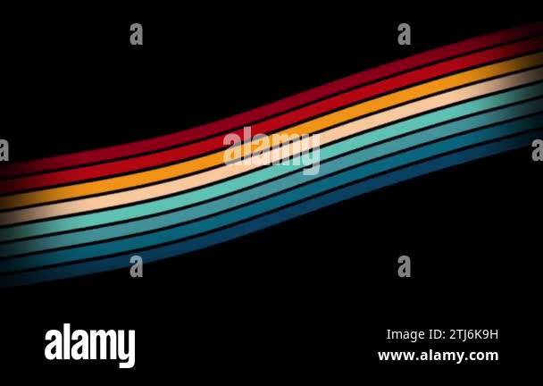 Vintage Striped Backgrounds, Loop Samples, Retro Colors from the 1970s ...