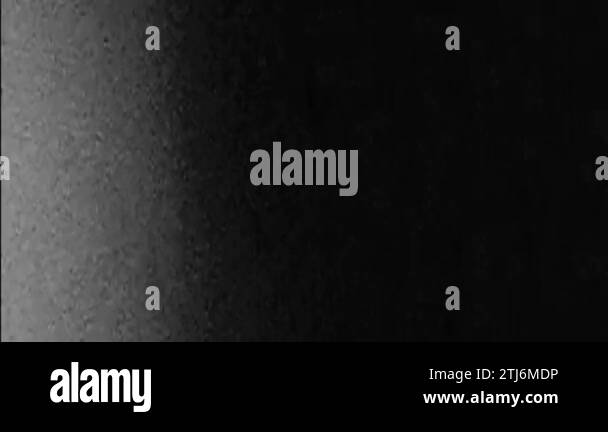 Retro film glitch noise. Old TV interference. Dark black white real ...