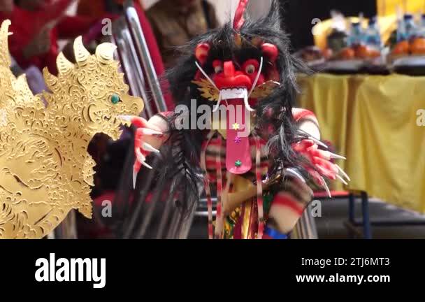 Statue of ogoh-ogoh. Ogoh-ogoh is statue that are paraded during the ...