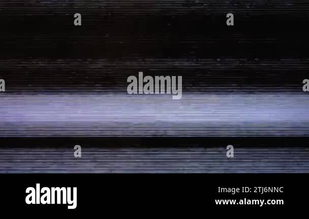 Bad TV overlay of noise or static of an analog TV when there is no ...
