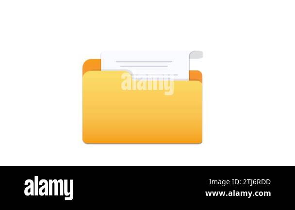 3d folder paper Stock Videos & Footage - HD and 4K Video Clips - Alamy