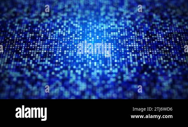 3D Rendering digital abstract background dot and square element, Metaphor algorithm and ...