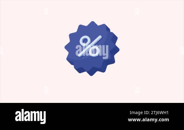 percent symbol in lace animation ,4k video animated Stock Video Footage ...