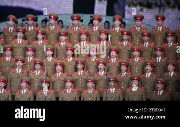 Army singers performing in pyongyang Stock Videos & Footage - HD and 4K ...