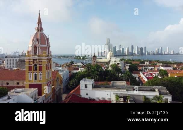 Colombia , Cartagena de Indias is a Unesco Heritage World - Drone ...