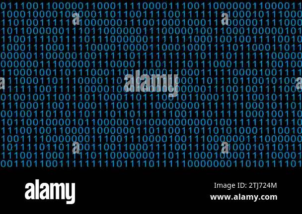 Binary Code Zeros And Ones On Screen Programming Concept Coding Stock Video Footage Alamy