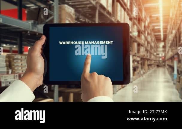 Warehouse management deft software in computer for real time monitoring ...