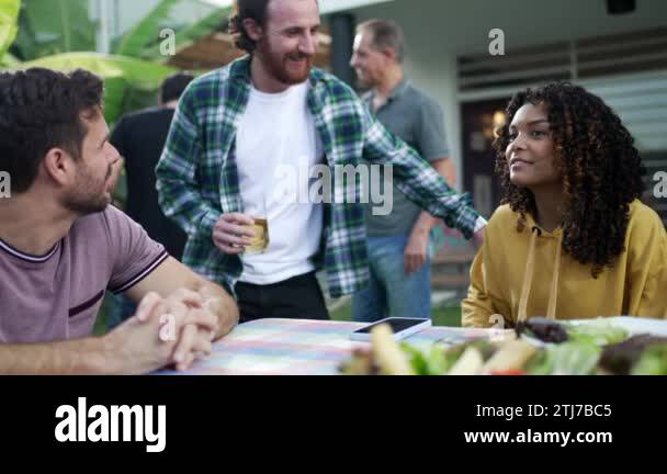 Group of people talking at party Stock Videos & Footage - HD and 4K ...