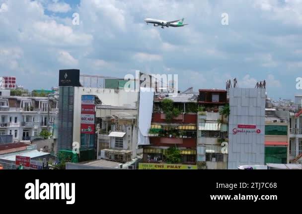 Ho Chi Minh City, Vietnam - September 11th, 2022: Airplane bearing number B-16738 Boeing 777 of ...
