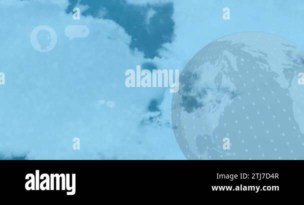 Animation Of Ai Data Processing Over Globe With Ai Icons Global Artificial Intelligence