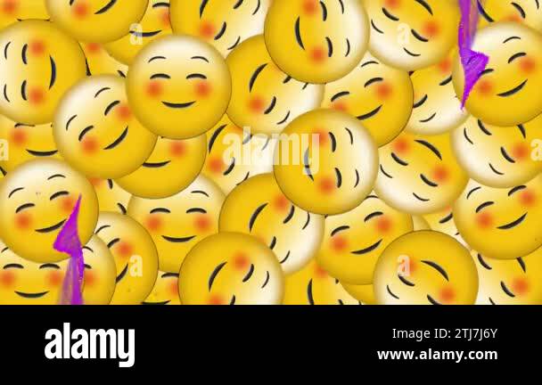 Animation digital interface emoji icons Stock Videos & Footage - HD and ...