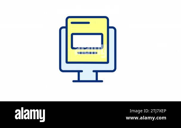 Animated Landing Page Rgb Color Icon Website Capture Page Promotional