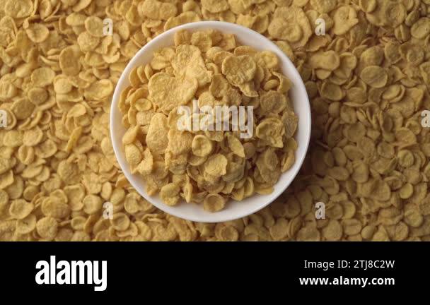 Yellow cornflakes texture close Stock Videos & Footage - HD and 4K ...