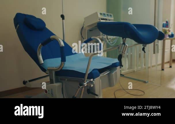 Gynecological Chair in Modern Medical Office. Medical Centre ...