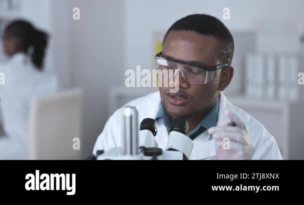 Black man lab coat thinking Stock Videos & Footage - HD and 4K Video ...