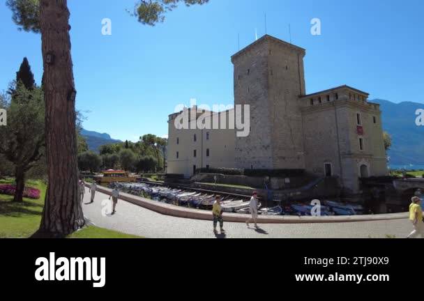 External view of "Rocca di Riva" (Riva Fortress), a medieval ...