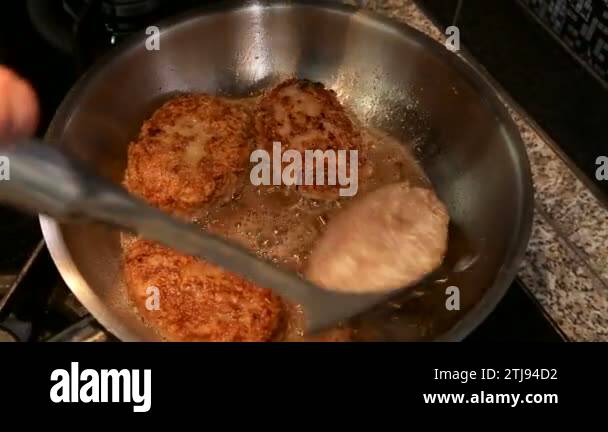 How to prepare chicken patties Stock Videos & Footage - HD and 4K Video ...