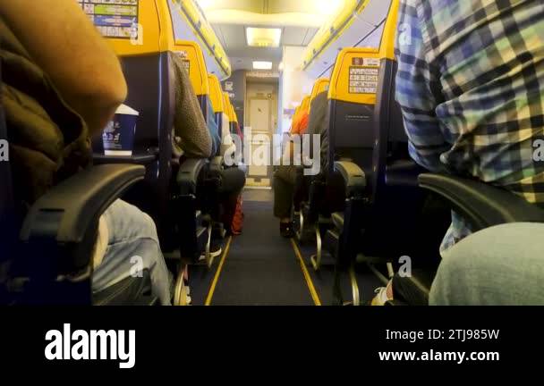 Airplane plane seats row flight Stock Videos & Footage - HD and 4K ...