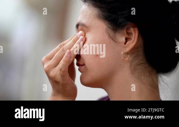 Woman crying real life tearful emotion person cries in grief Stock ...
