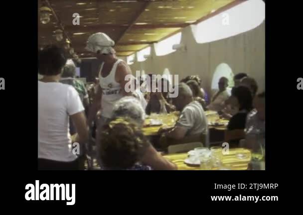 Rome,Italy may 1975: Immerse yourself in the lively ambiance of a ...