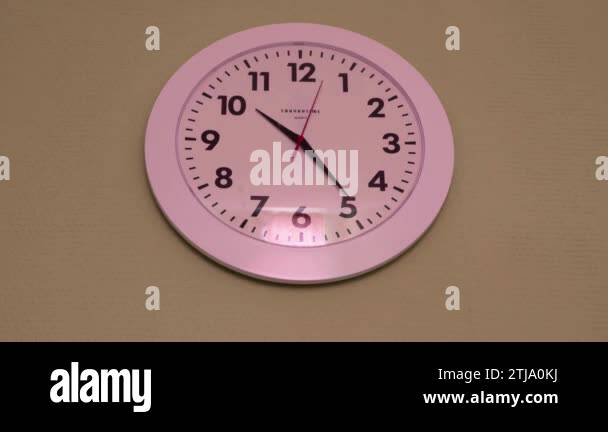 Clock running fast Clock watch face spinning in timelapse Background ...