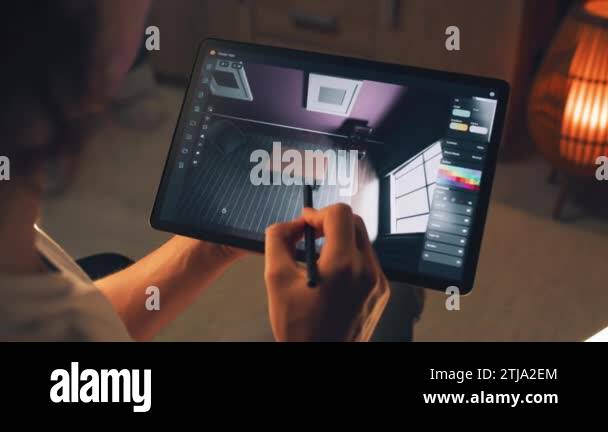 Male design professional working on Stock Videos & Footage - HD and 4K ...