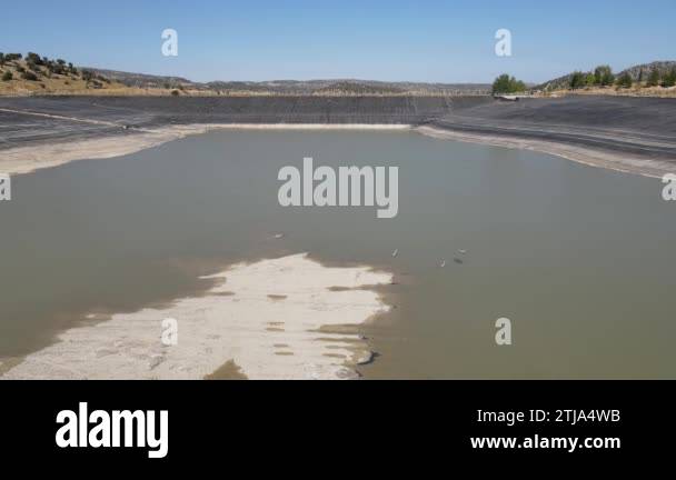 Agriculture Irrigation Pool, artificial irrigation pond, water storage ...