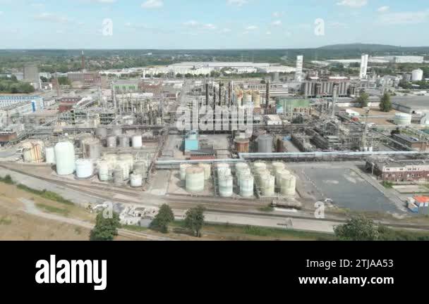Chemical Plant of AirLiquide in the OQ Chemicals chemical park in ...