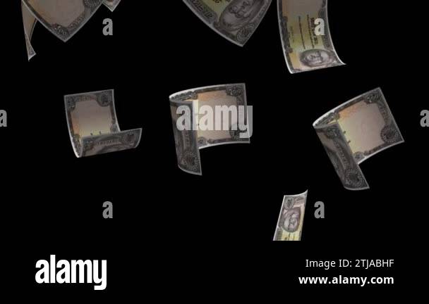 Falling Bangladeshi Money Banknote Animation Background Stock Video ...