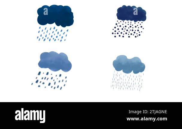 Atmospheric grey rain clouds Stock Videos & Footage - HD and 4K Video ...