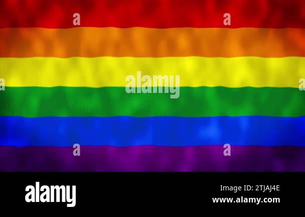 LGBT Pride flag. Gay rights. Gender equality. Diversity tolerance ...