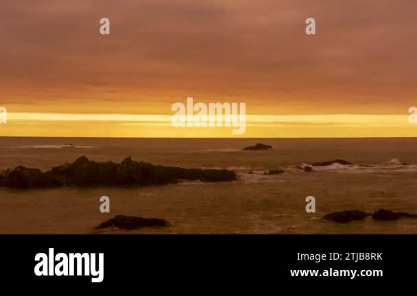 Ocean sunset golden hour Stock Videos & Footage - HD and 4K Video Clips ...