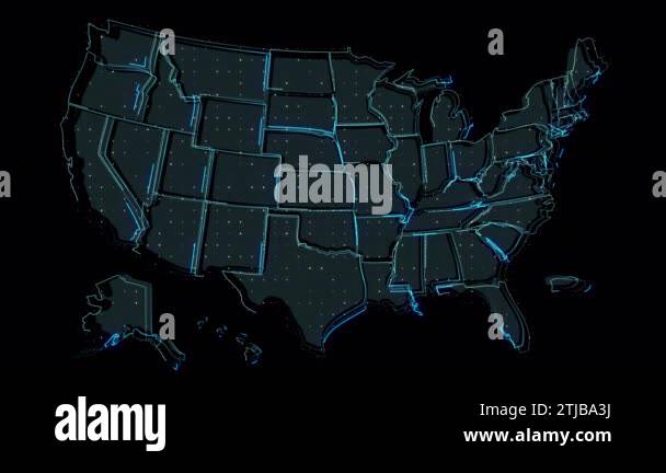 Usa map outline Stock Videos & Footage - HD and 4K Video Clips - Alamy