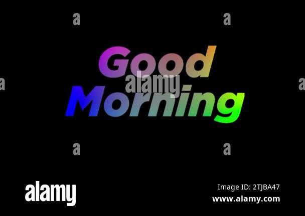 Colorful Neon Lights Open 24 Hours. Neon Light Disco Sign. 3d Animated ...