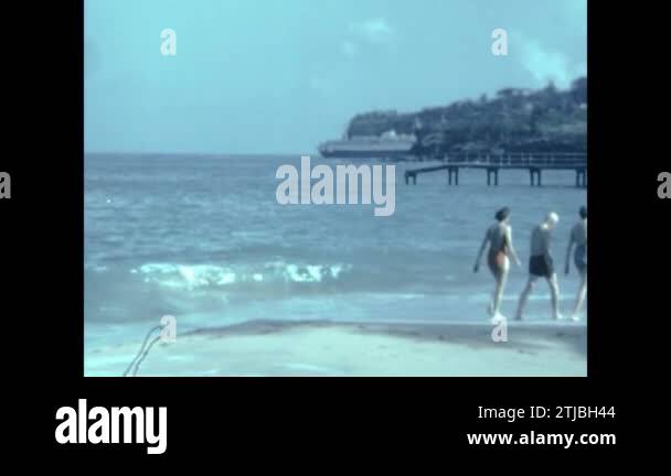 Dominicus, Dominican Republic november 1966: Caribbean resort beach in ...