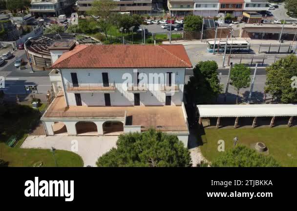 villa mussolini in Riccione on the seafront and on the promenade, a ...