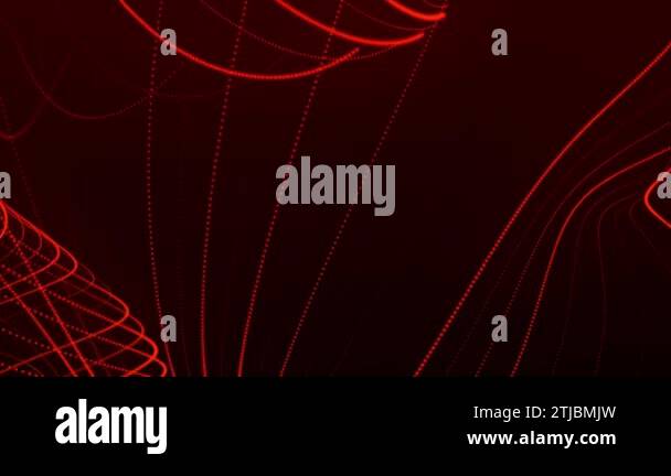 Dynamic wave of glowing particles. Data flow information. Concept of ...