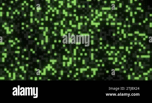 4K hexadecimal coding concept. Futuristic background with numbers and letters. Seamless loop ...