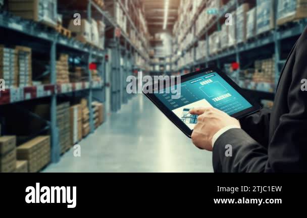 Warehouse management deft software in computer for real time monitoring ...